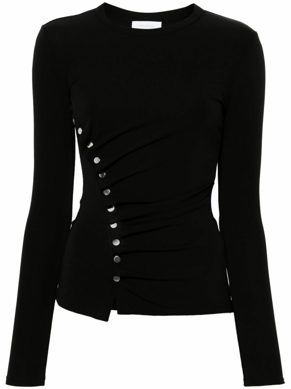 Rabanne Black Studded Top Paco Rabanne