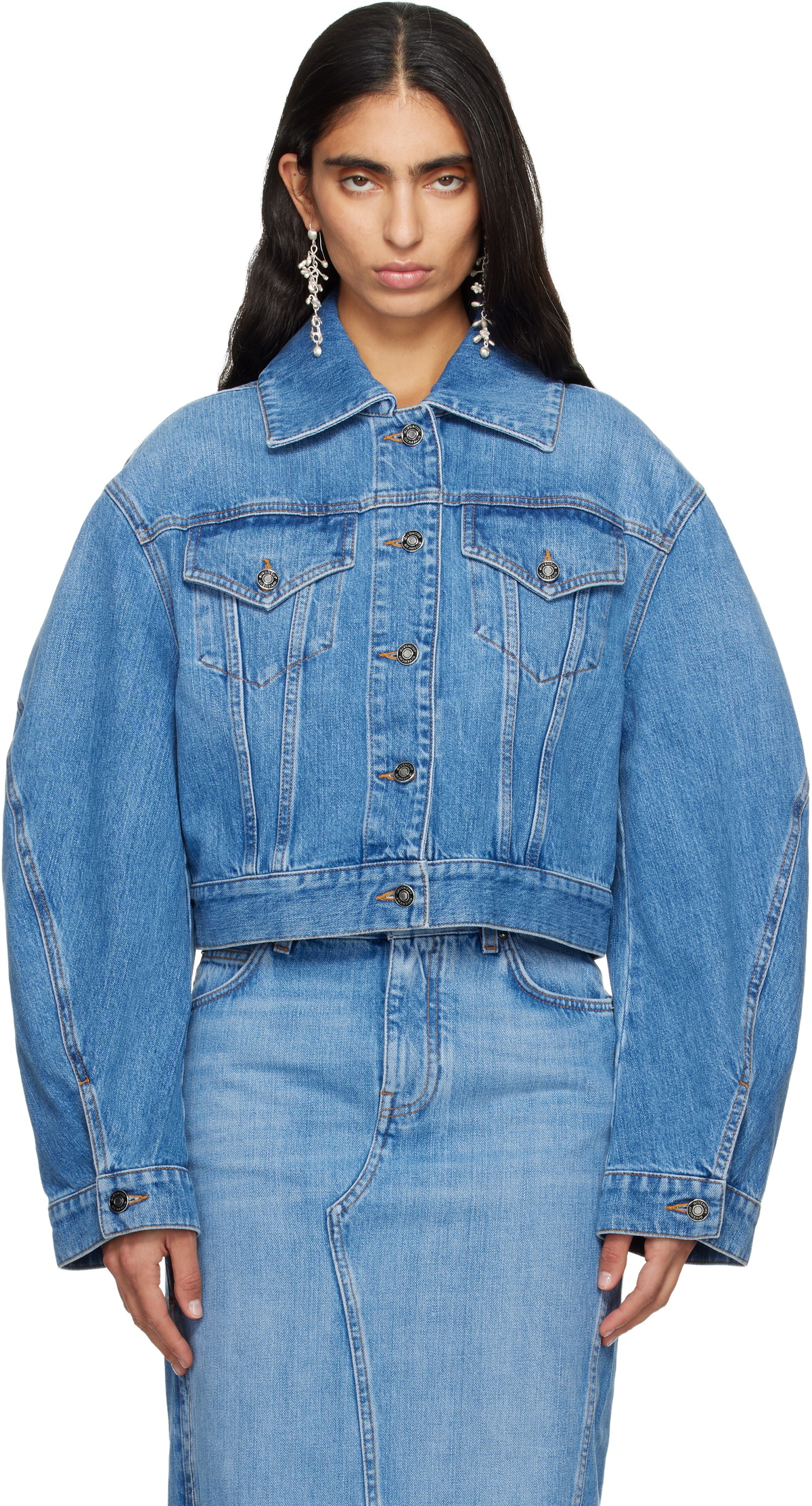 Givenchy Blue Washed Denim Jacket Givenchy