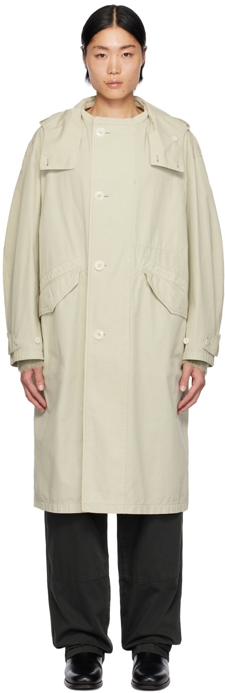 LEMAIRE Green Hooded Coat Lemaire