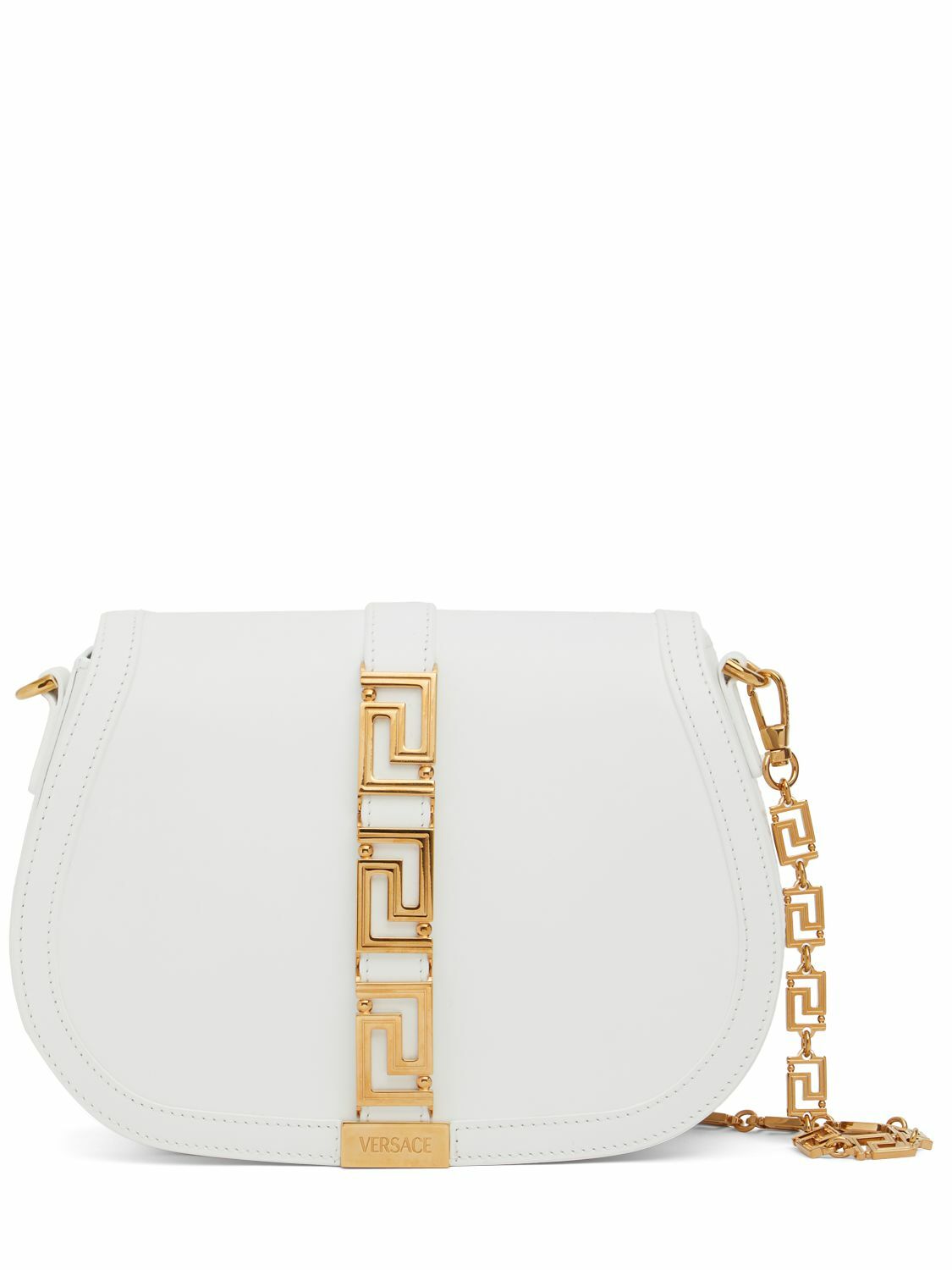 VERSACE - Large Greca Goddess Leather Bag Versace