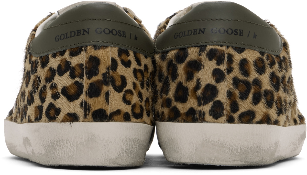 Golden Goose Tan Super-Star Classic Sneakers Golden Goose Deluxe Brand