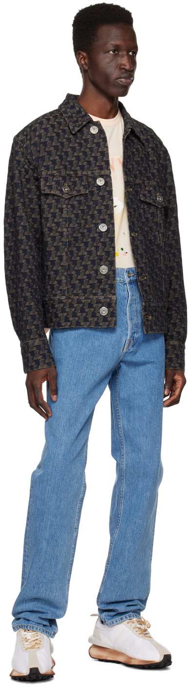 Lanvin Blue Curb Fit Jeans Lanvin