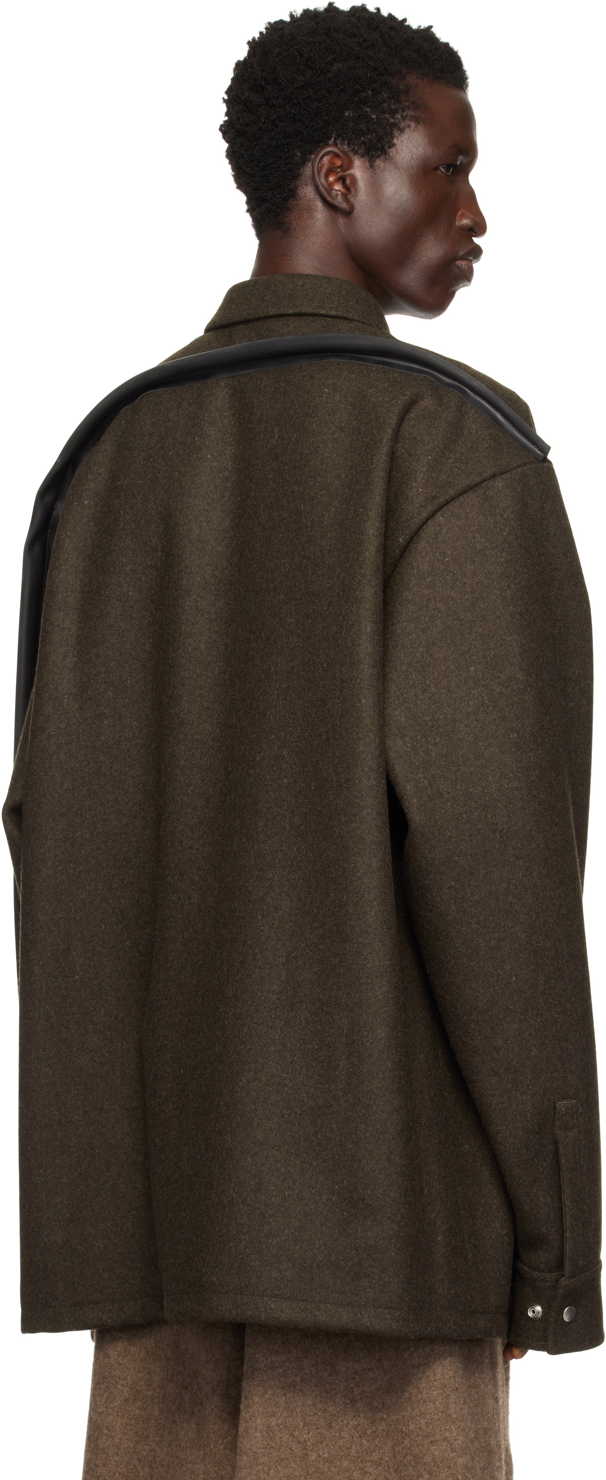 Rick Owens Brown Porterville Tour Jacket Rick Owens