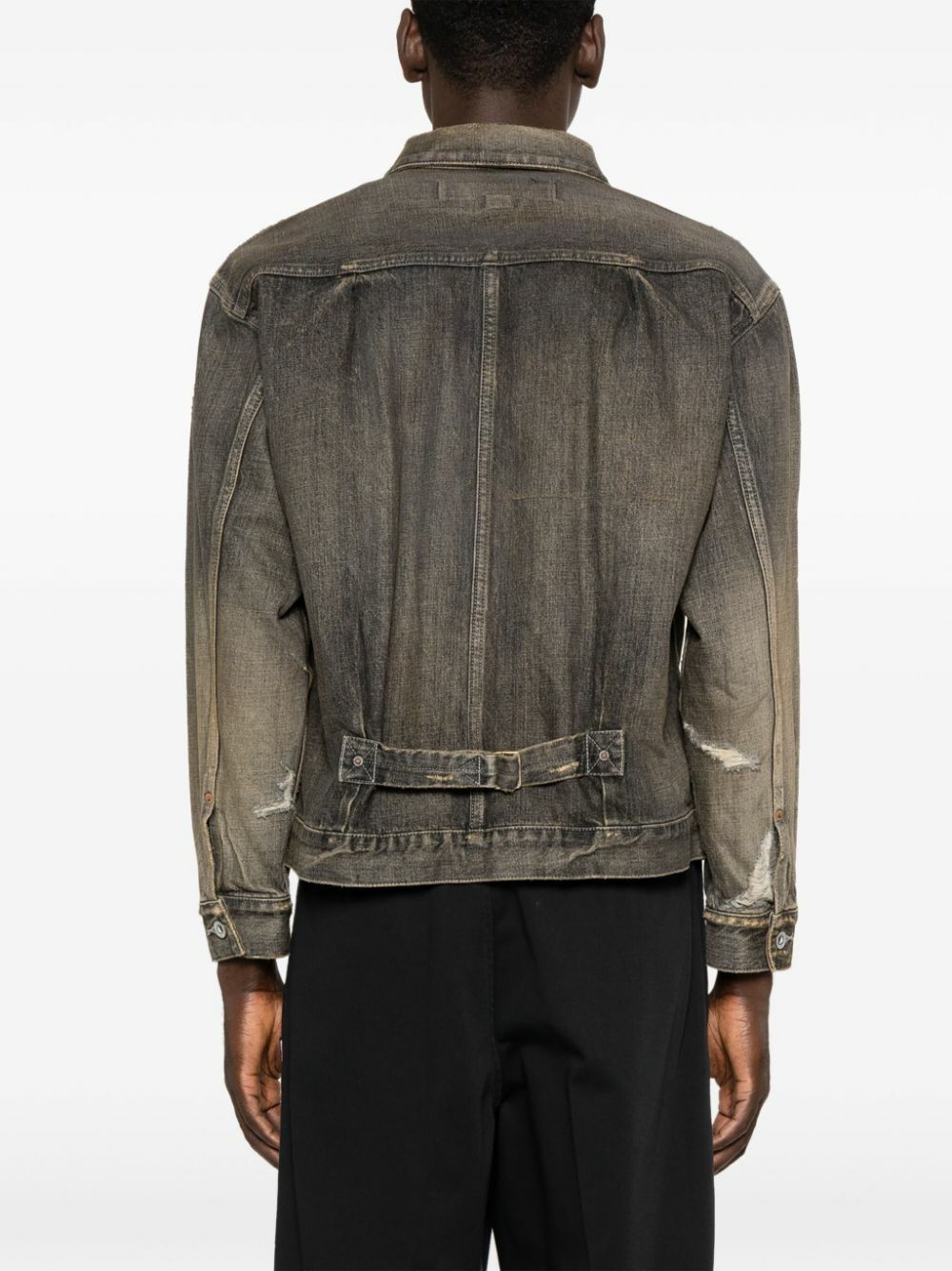 Neighborhood Distressed-Effect Denim Jacket Neighborhood