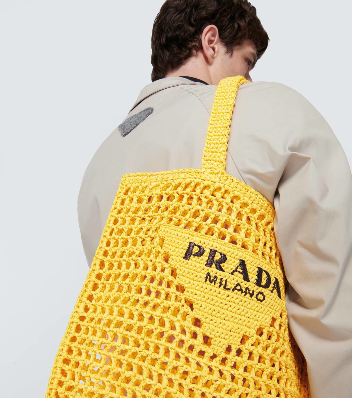 Prada Logo crochet tote bag Prada