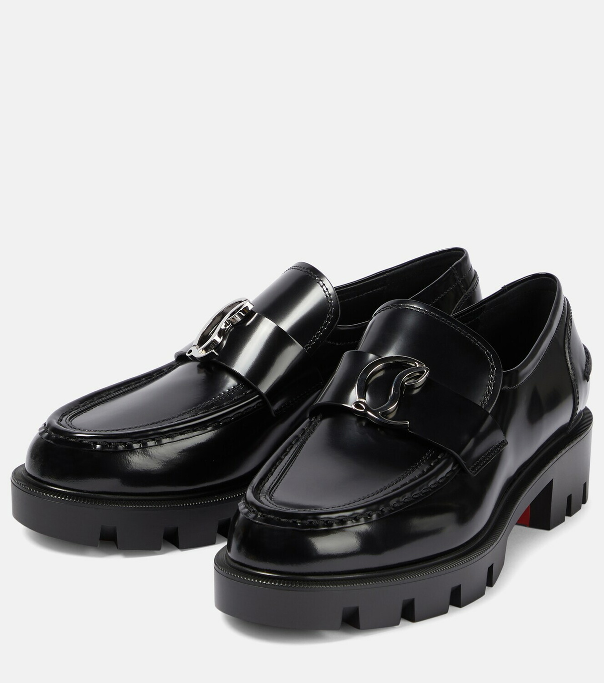 Christian Louboutin - CL Moc Lug leather loafers Christian Louboutin