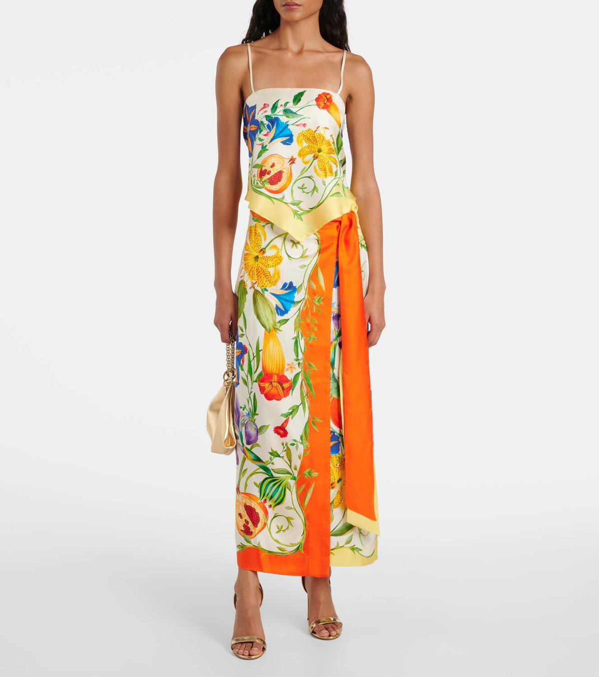 Alémais Casa floral silk top ALÉMAIS