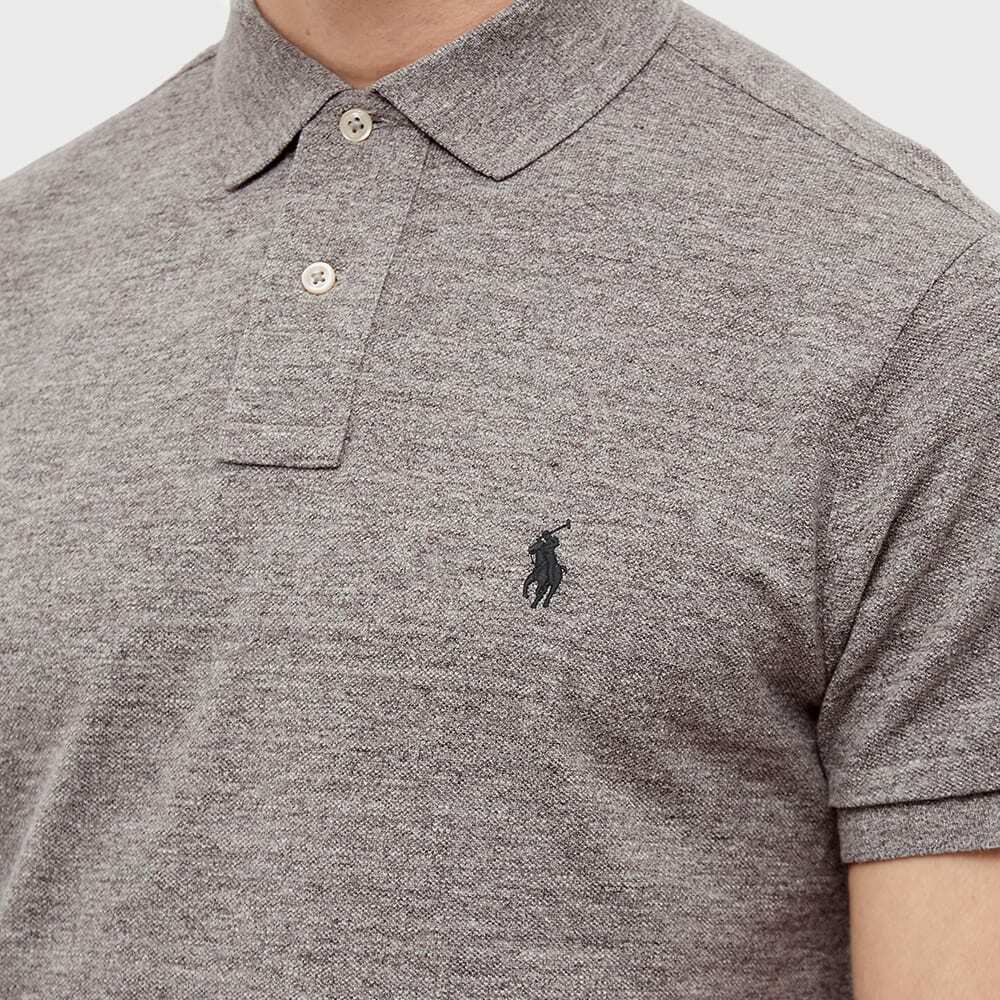 Polo Ralph Lauren Men's Custom Fit Polo Shirt in Canterbury Heather ...