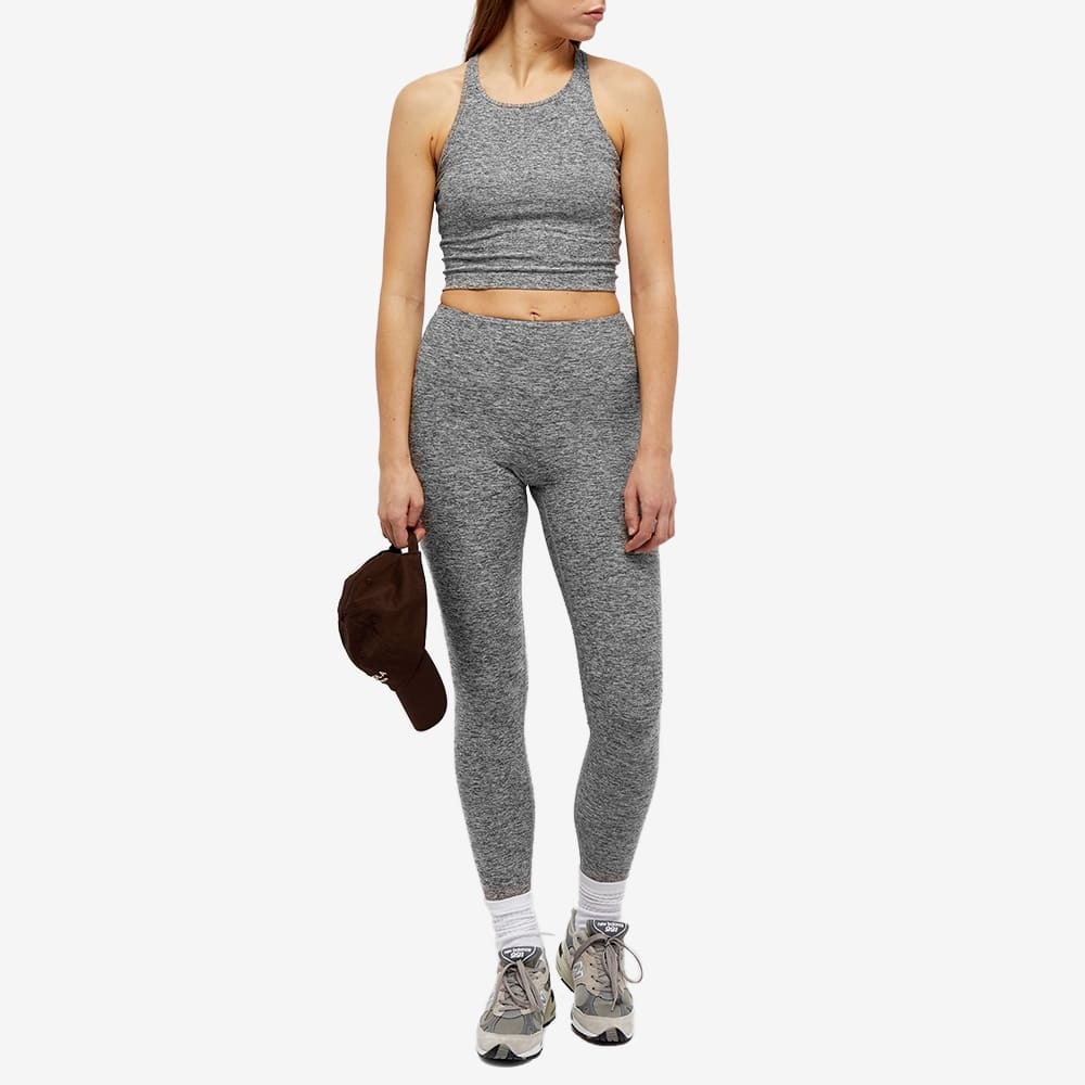 Casall Women's Soft Touch Crop Top in Grounding Grey Melange CASALL