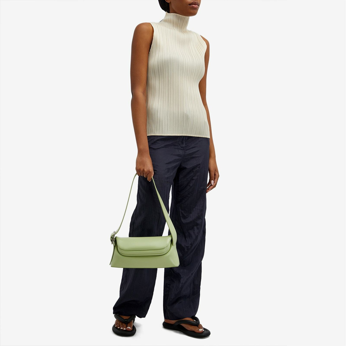 OSOI Women's Folder Brot Bag in Matcha OSOI