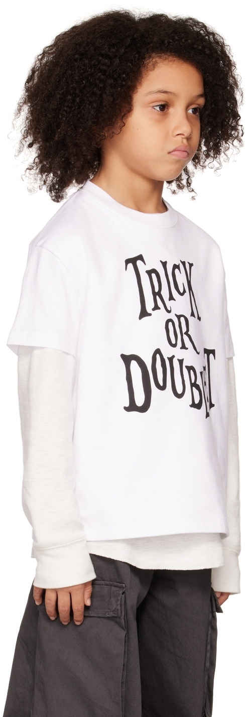 Doublet SSENSE Exclusive Kids White 'Trick Or Doublet' T-Shirt Doublet