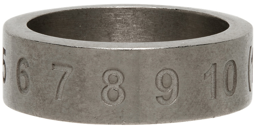 Maison Margiela Silver Number Ring Maison Margiela