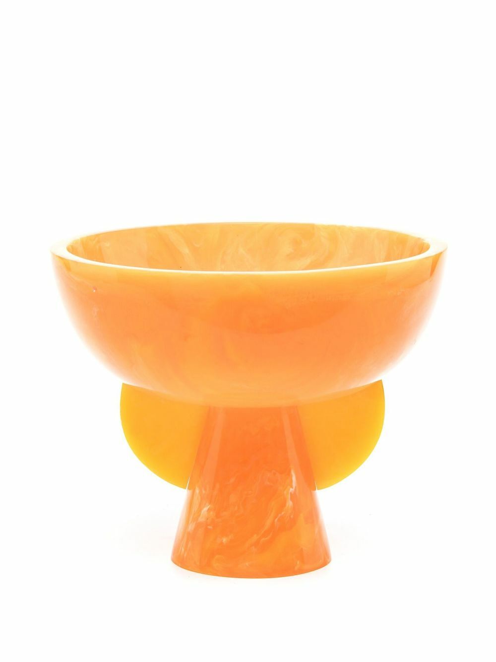 Jonathan Adler Orange Mystique Pedestal Bowl Jonathan Adler