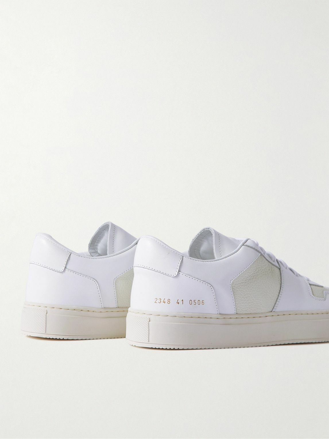 Common Projects - Decades Leather Sneakers - White Common Projects