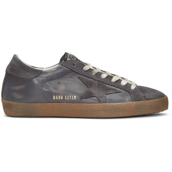 Golden Goose Grey Superstar Sneakers Golden Goose Deluxe Brand