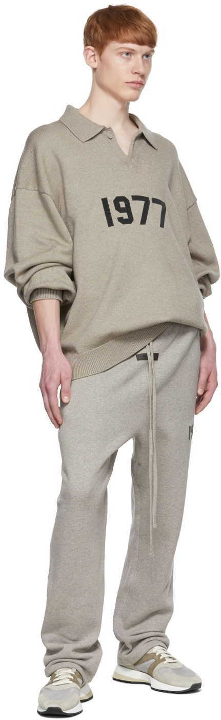 Essentials Gray Polyester Polo Essentials