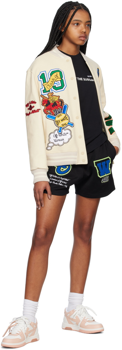Off-White Off-White Patch Bomber Jacket Off-White