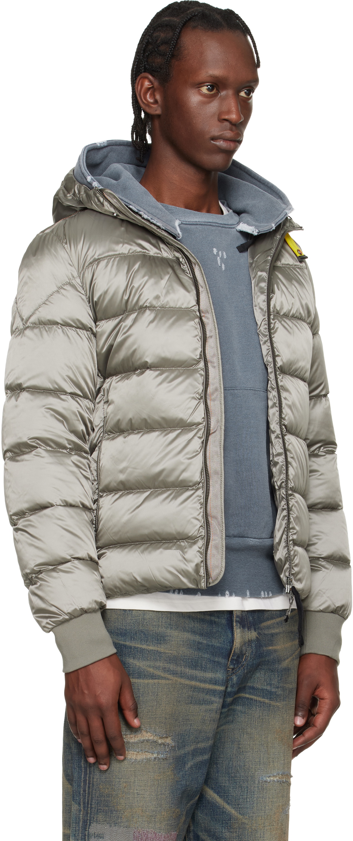 Parajumpers Green Pharrell Hooded Down Jacket Parajumpers