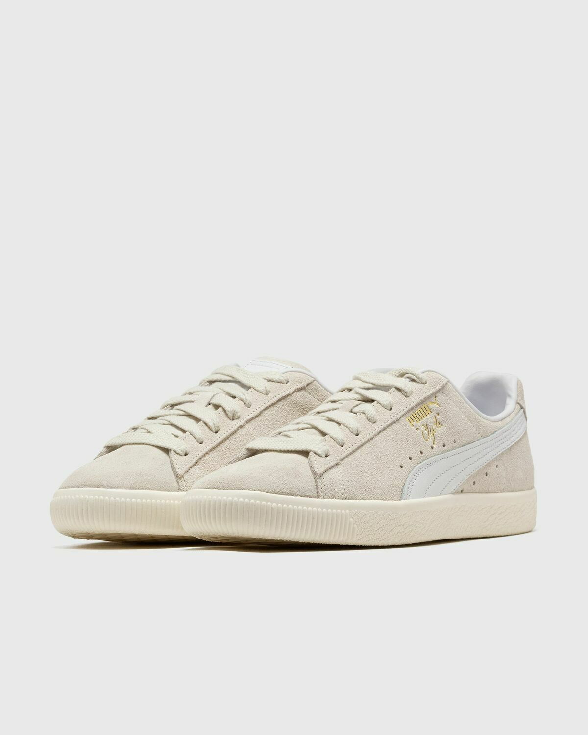Puma Clyde Prm White|Beige Lowtop Puma