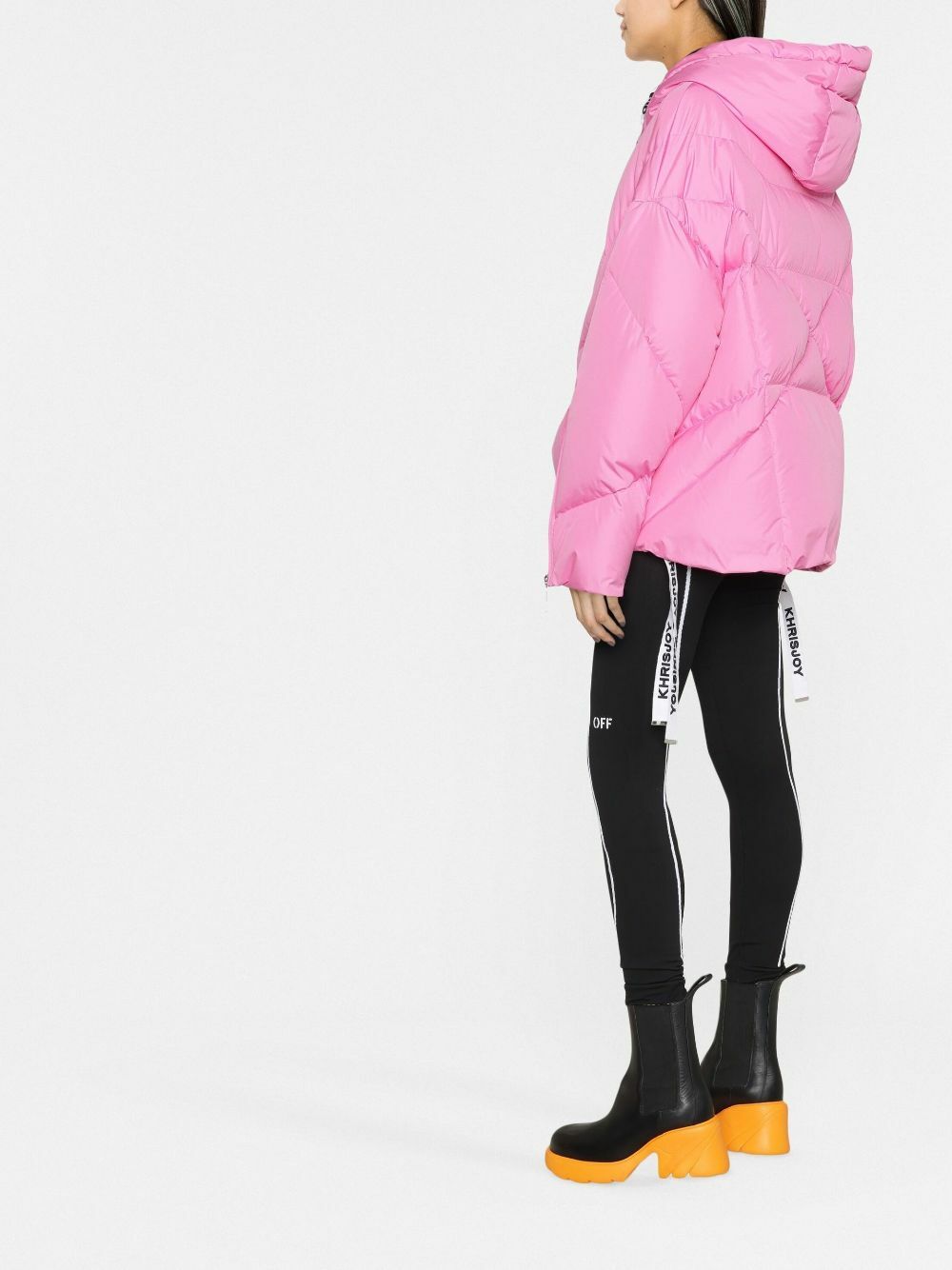 Khrisjoy Pink Iconic Puffer Jacket Khrisjoy
