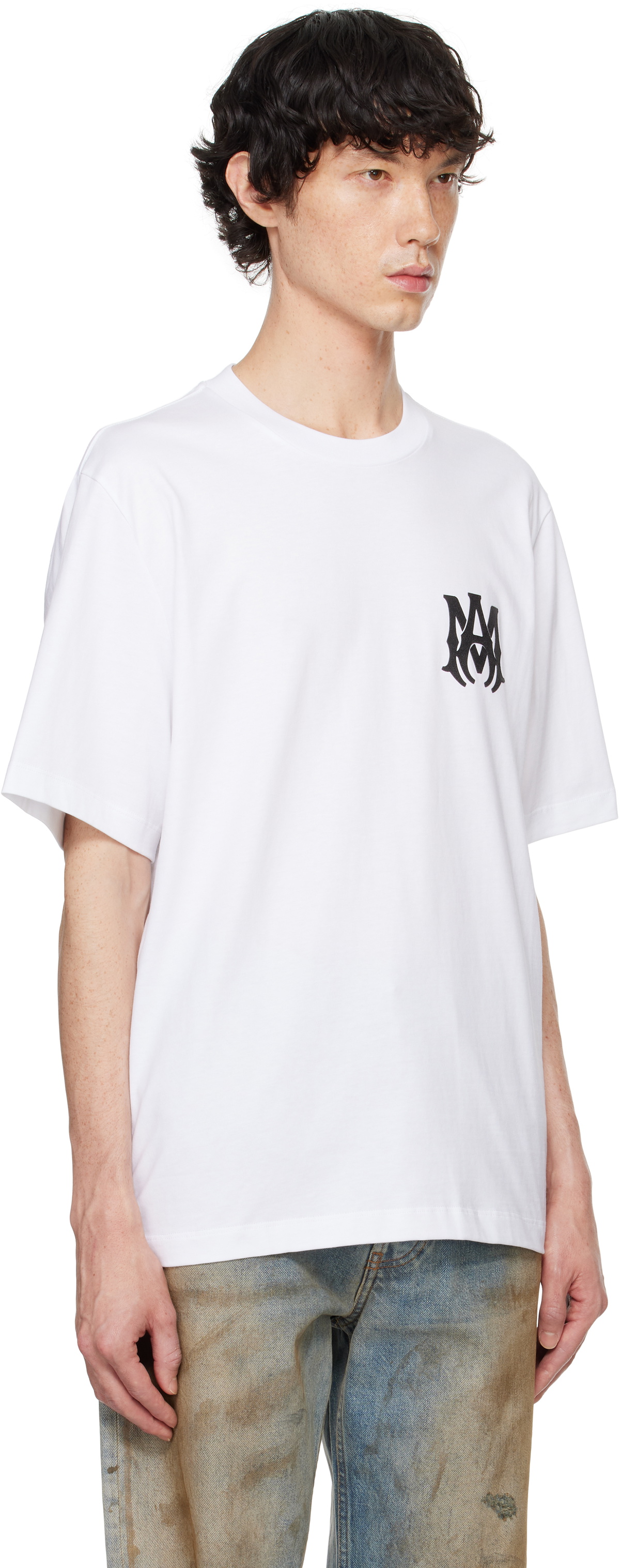 AMIRI White MA Core Logo T-shirt Amiri