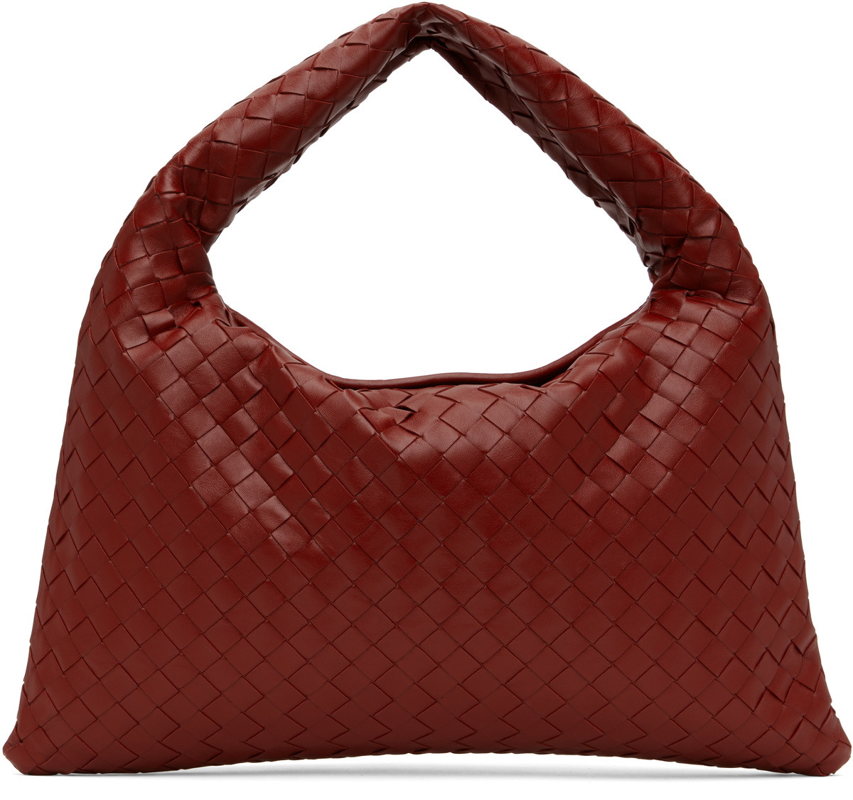 Bottega Veneta Red Small Hop Bag Bottega Veneta