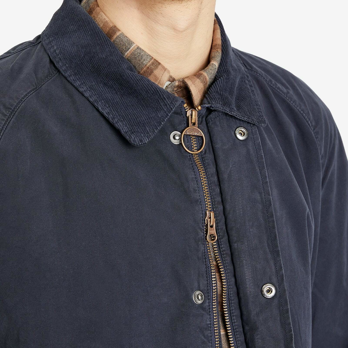 Barbour Men's Utility Casual Chore Jacket in Navy Barbour