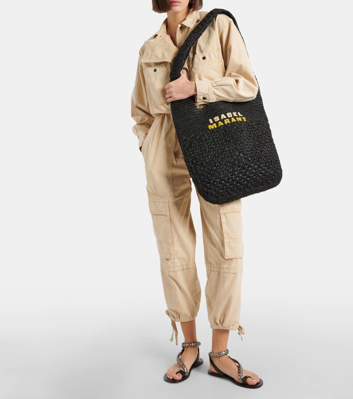 Isabel Marant Praia Medium raffia tote bag Isabel Marant