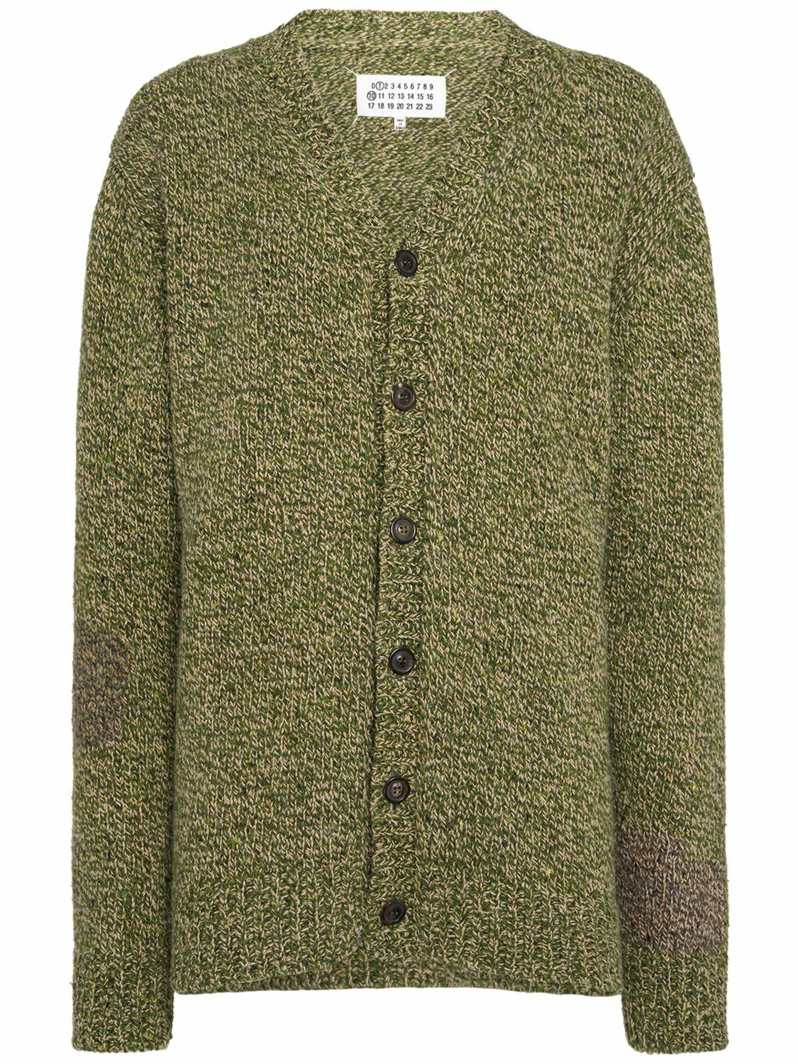 MAISON MARGIELA - Wool Blend Knit Cardigan Maison Margiela