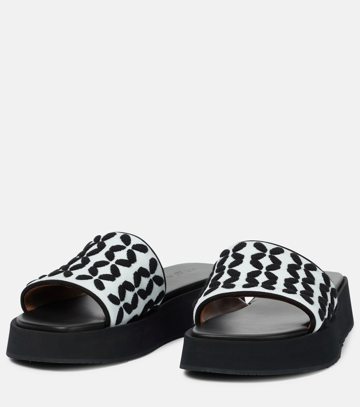 Alaïa Knit platform sandals ALAÏA
