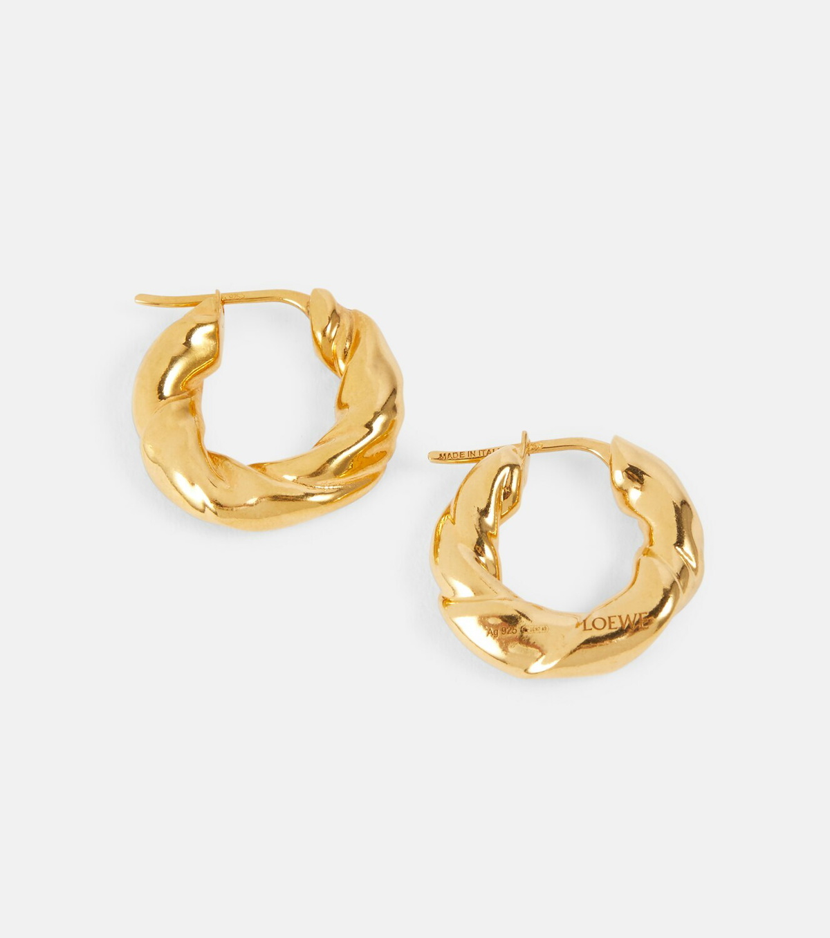 Loewe Nappa Small sterling silver earrings Loewe