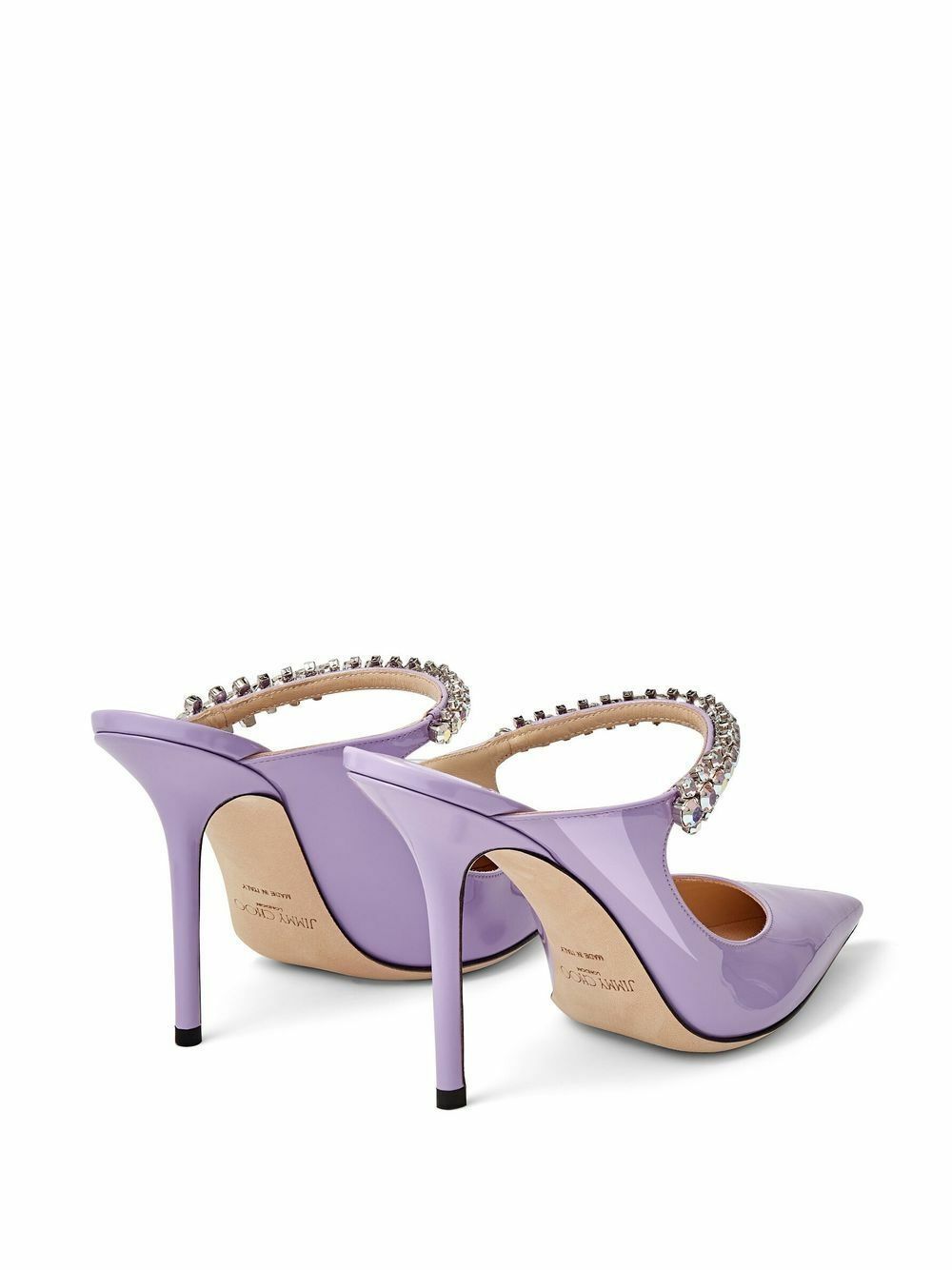 Jimmy Choo Purple Bing 100 Patent Leather Pumps Jimmy Choo