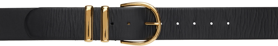 KHAITE Black 'The Bella Belt' Belt Khaite