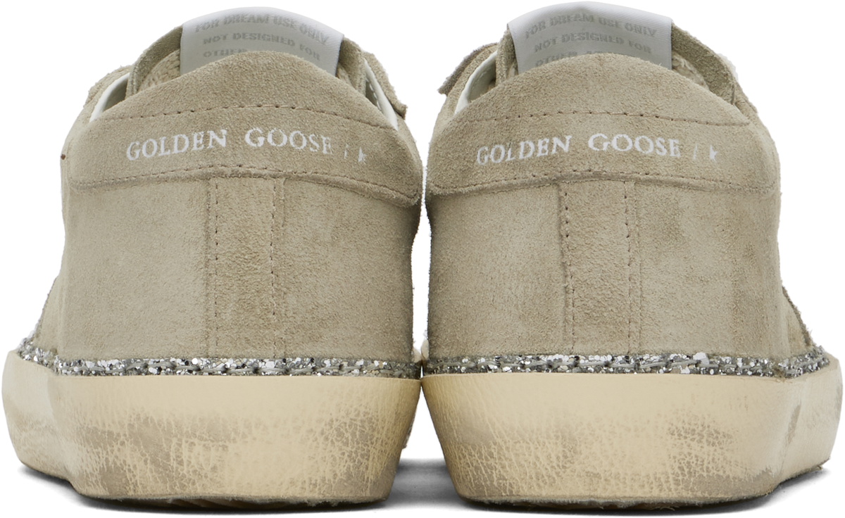 Golden Goose Taupe Super-Star Classic Sneakers Golden Goose Deluxe Brand
