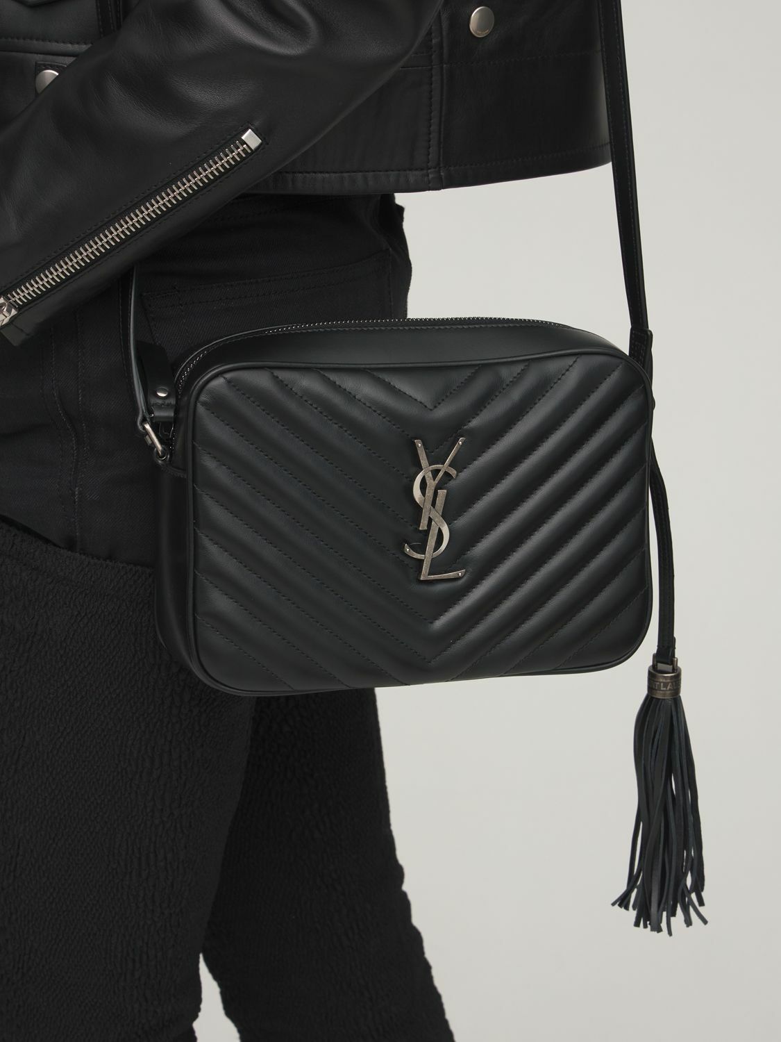 SAINT LAURENT Lou Quilted Leather Camera Bag Saint Laurent