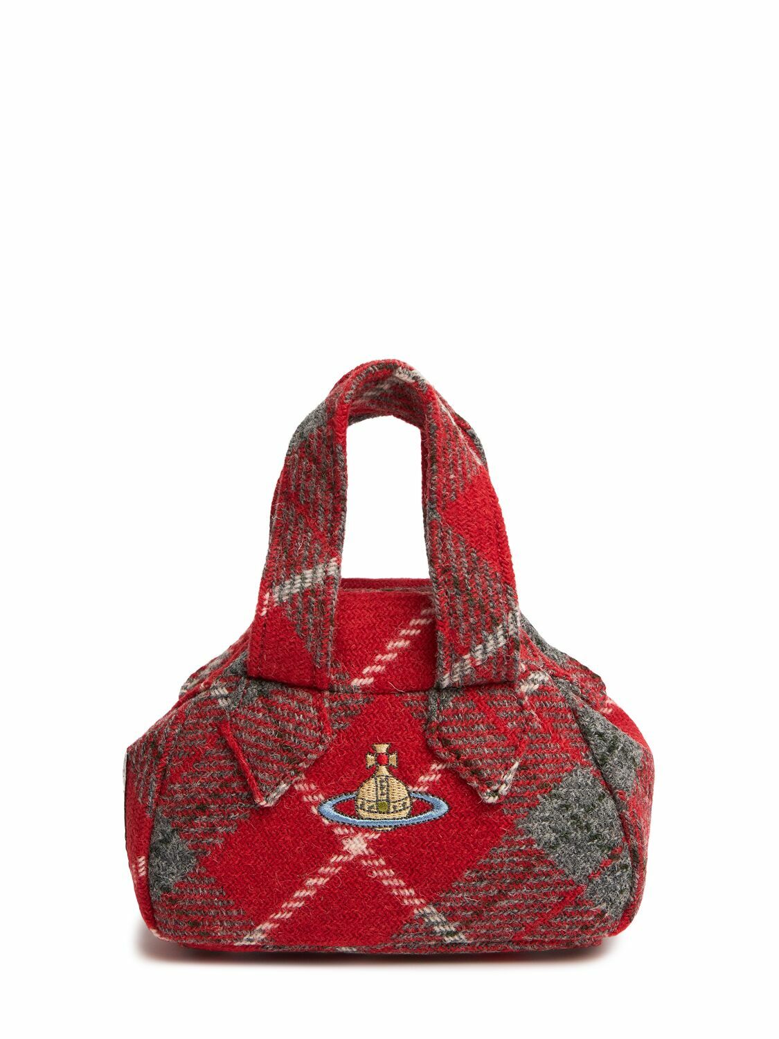 VIVIENNE WESTWOOD Mini Archive Wool Tweed Bag Vivienne Westwood
