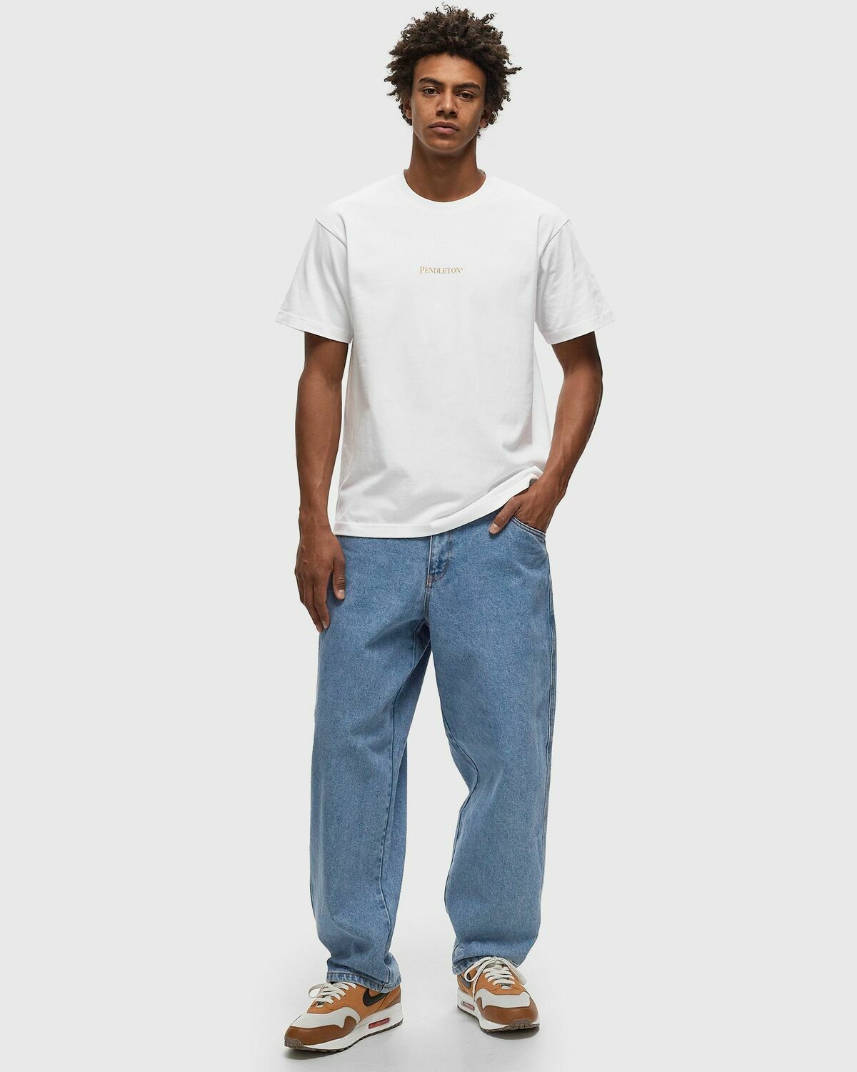 Pendleton Harding Tee White Shortsleeves Pendleton