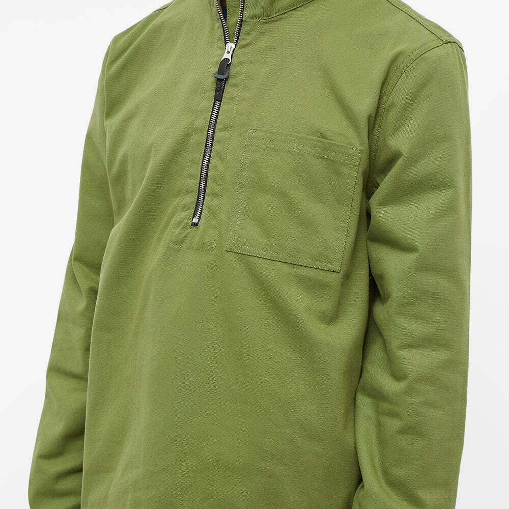 Albam Men's Sanded Canvas Hoy Smock in Fern Albam