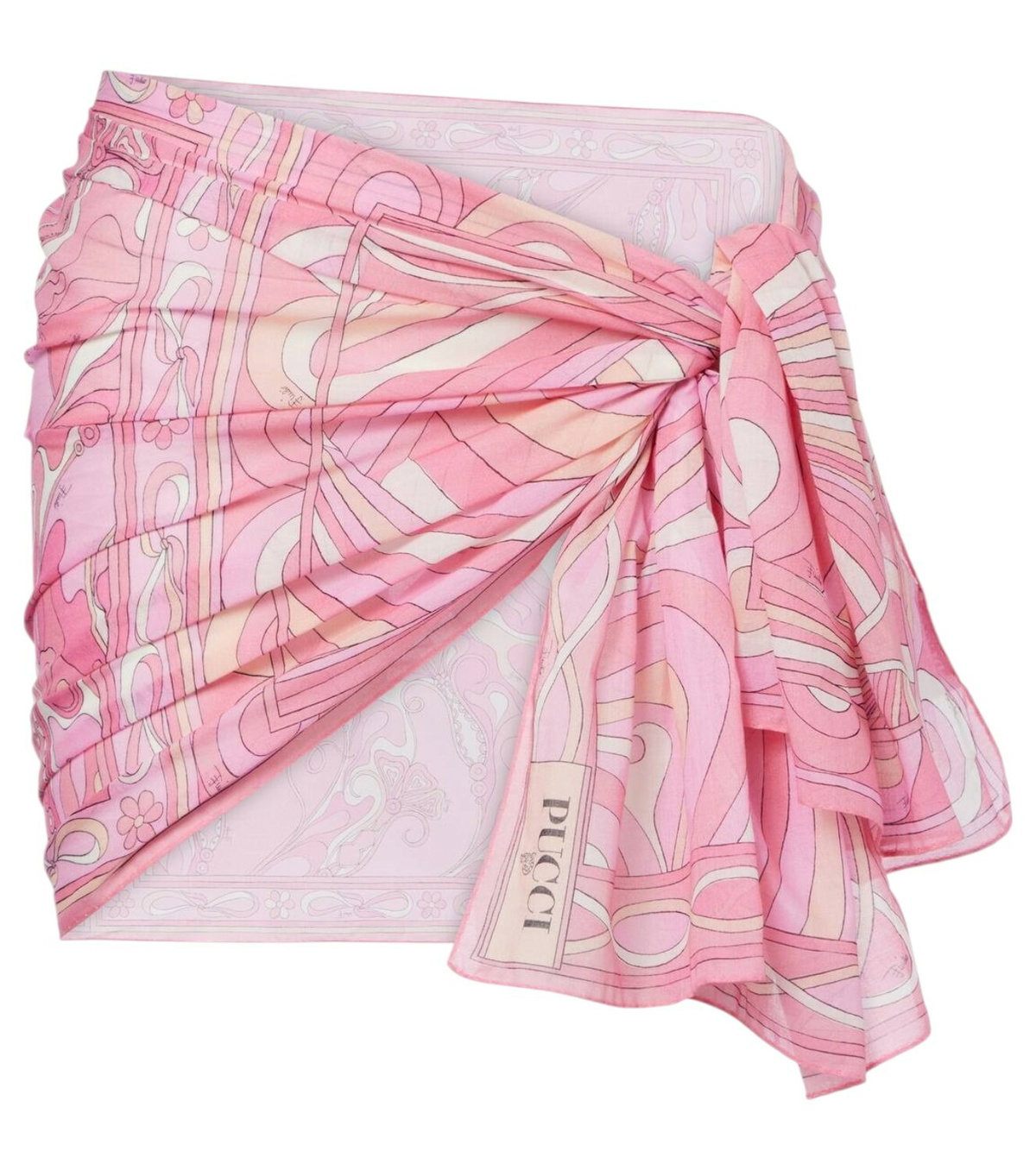Pucci Patchwork cotton beach cover-up Emilio Pucci