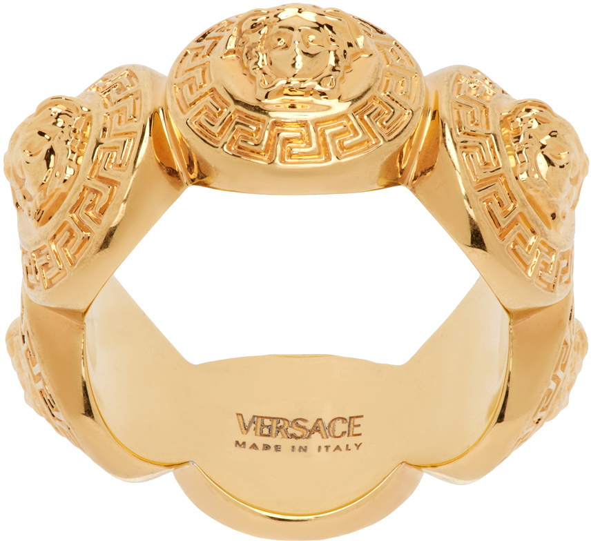 Versace Gold Tribute Medusa Ring Versace