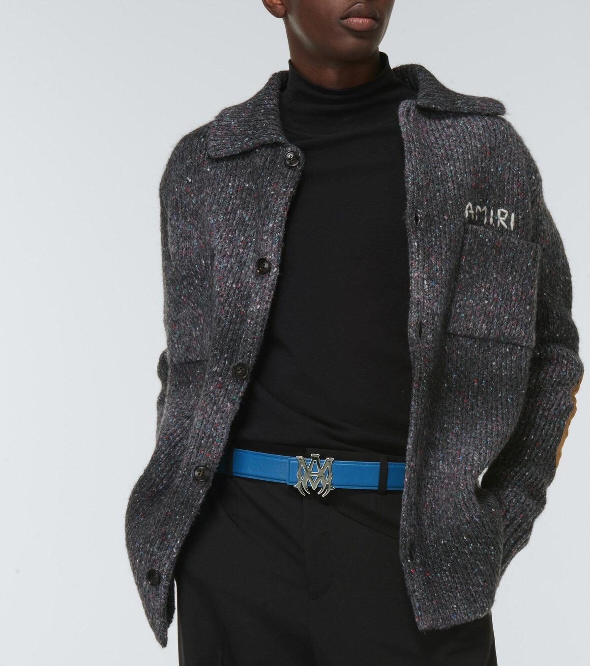 Amiri - Logo leather belt Amiri