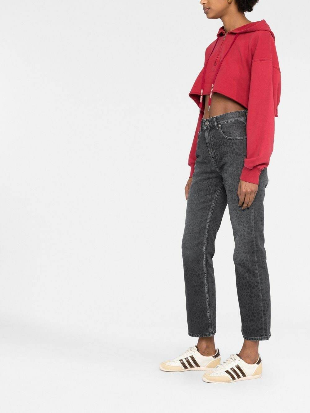 GOLDEN GOOSE - Flared Denim Cotton Jeans Golden Goose Deluxe Brand