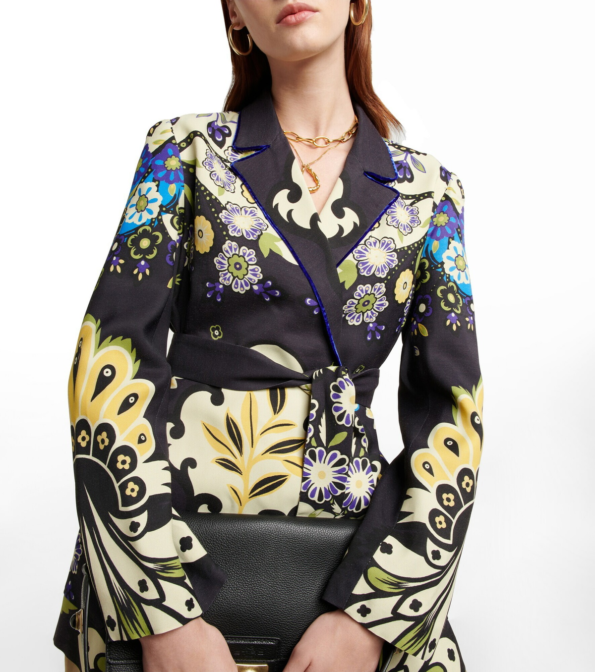 Etro - Paisley belted blazer Etro
