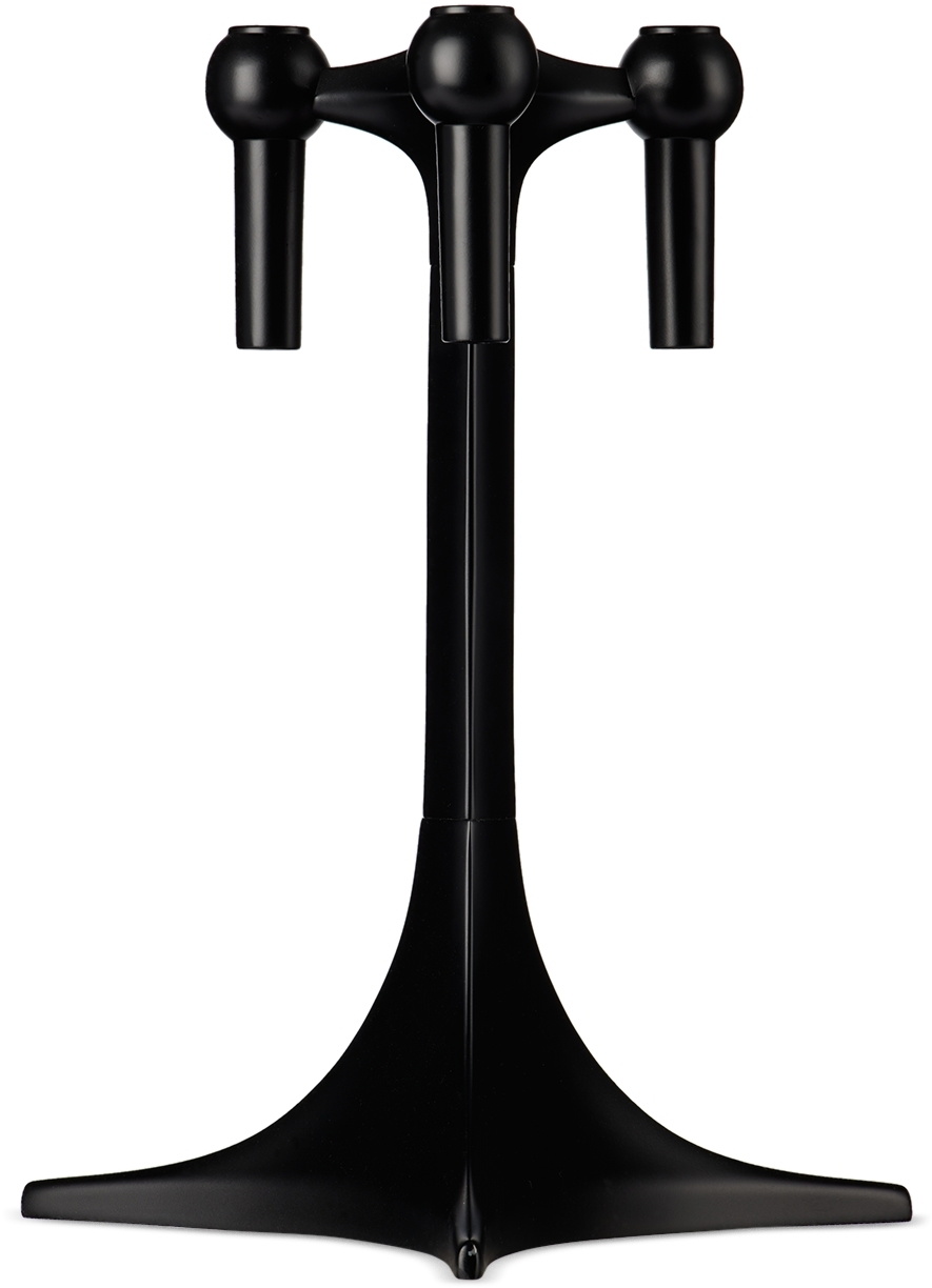 STOFF Nagel Black Stoff Nagel Zinc Candle Holder