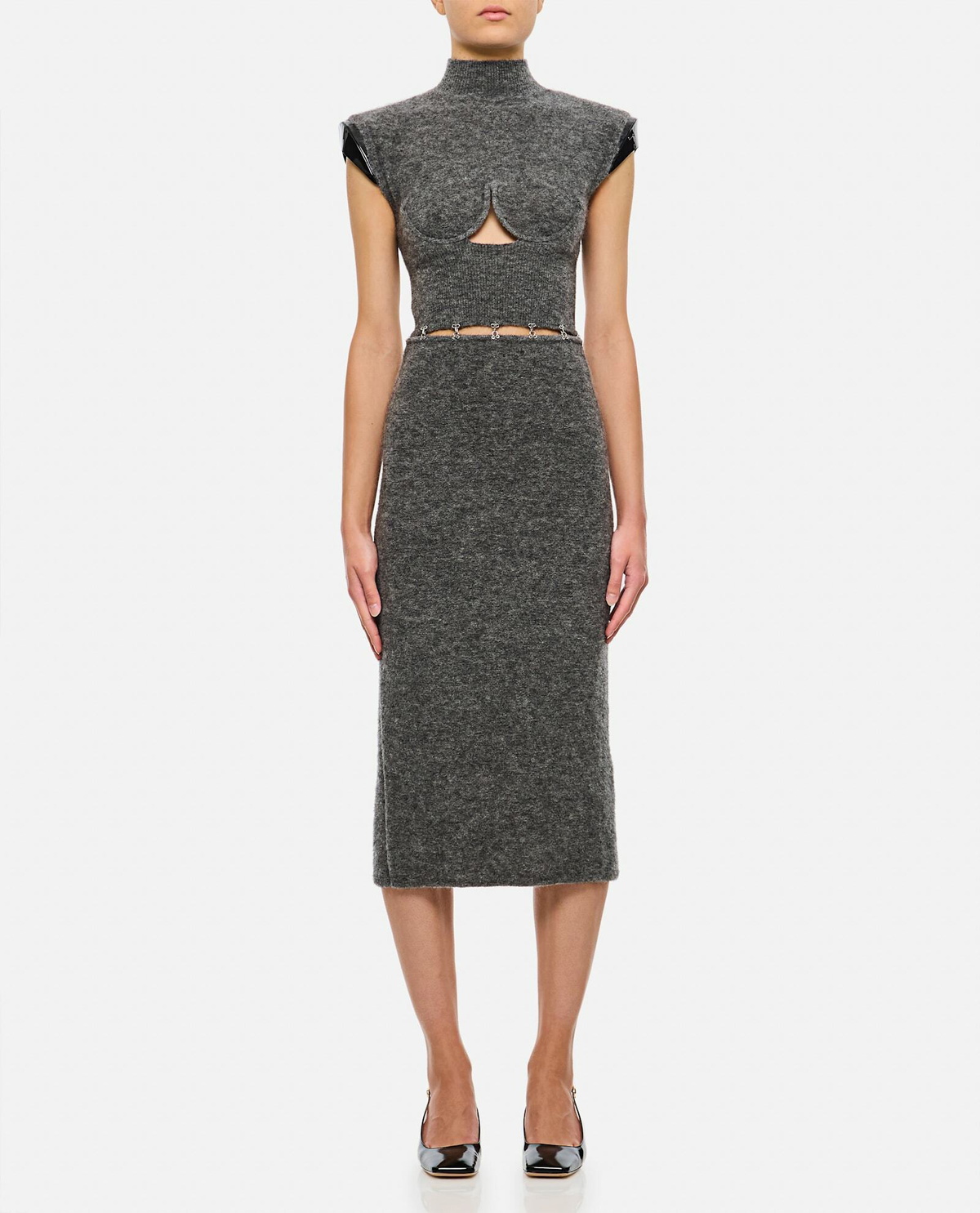 SportMax Albino Cut-out Mohair Dress Sportmax