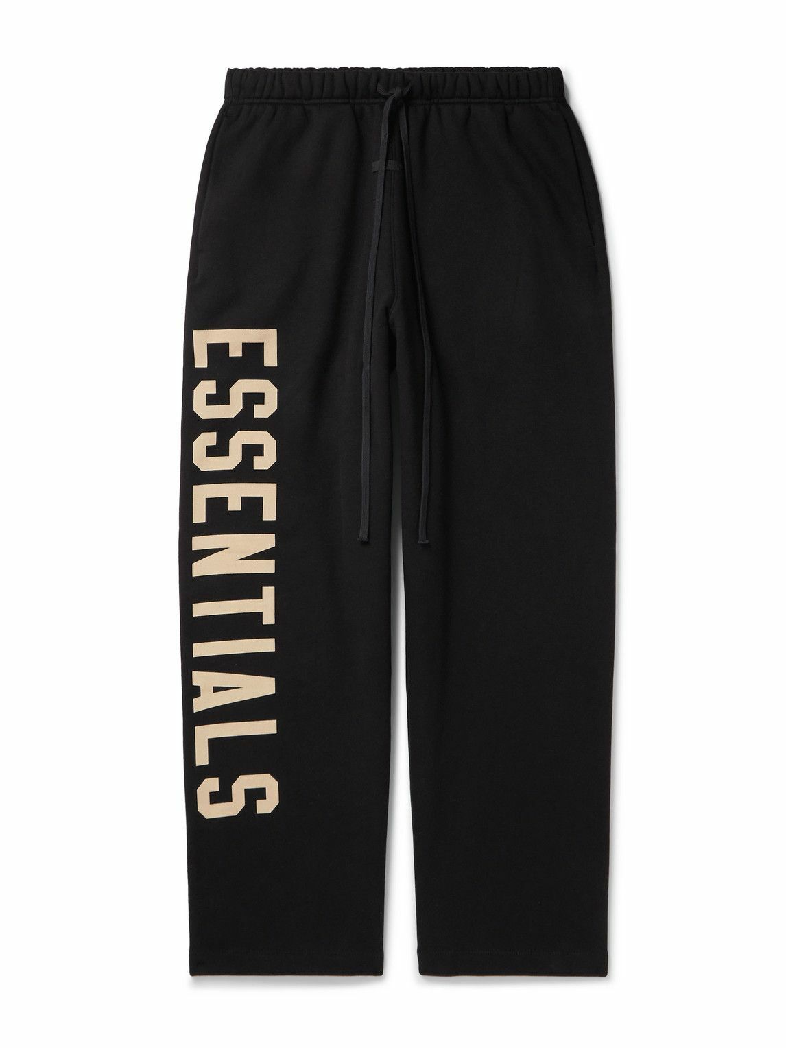FEAR OF GOD ESSENTIALS - Straight-Leg Logo-Print Cotton-Blend Jersey ...