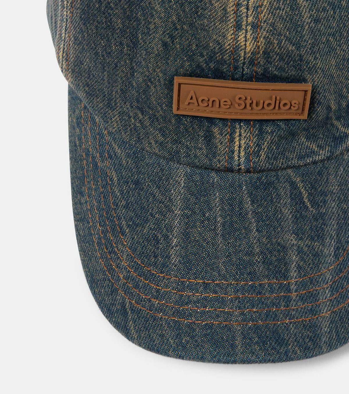 Acne Studios Logo denim baseball cap Acne Studios