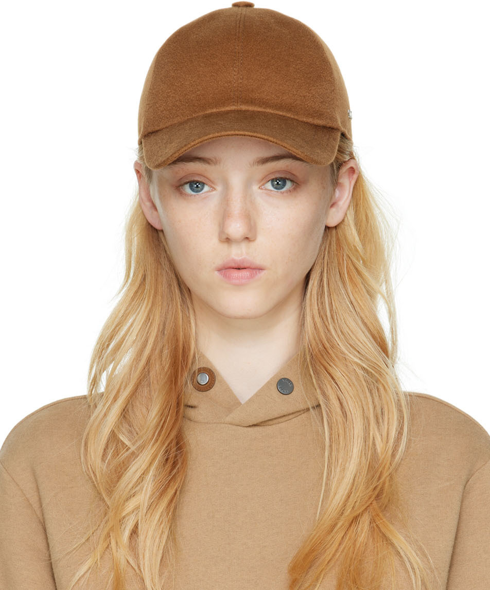 ZEGNA Brown Cashmere Cap Zegna