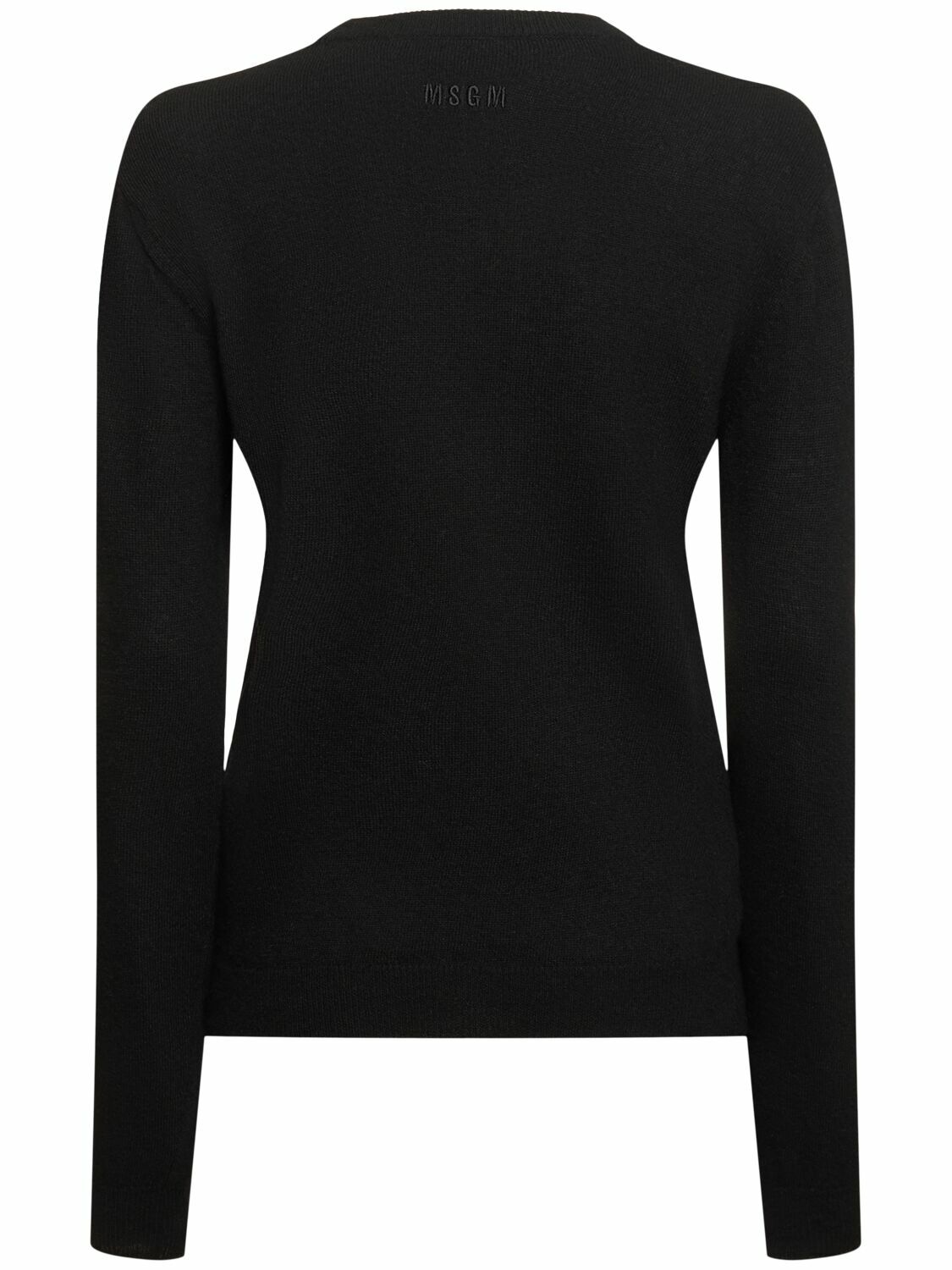 MSGM Embroidered Crewneck Sweater MSGM