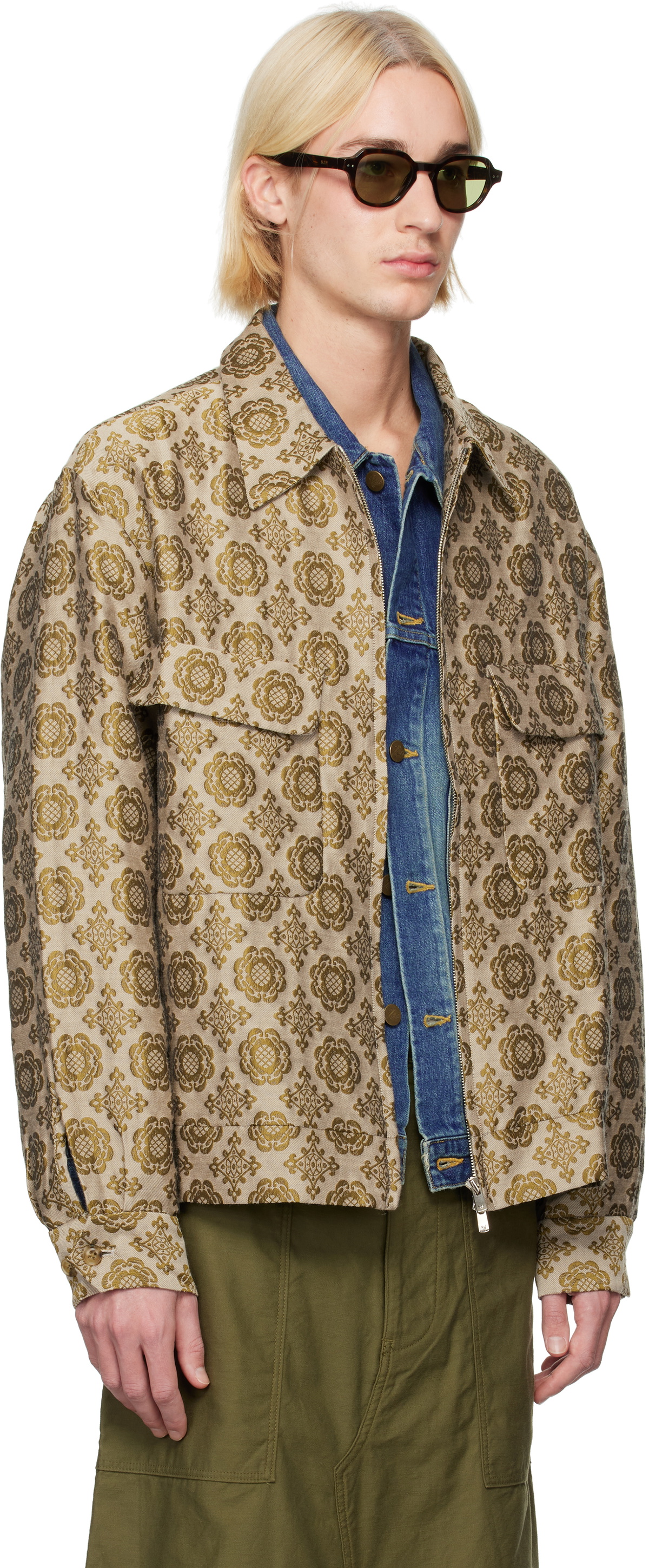 NEEDLES Beige Sport Jacket Needles